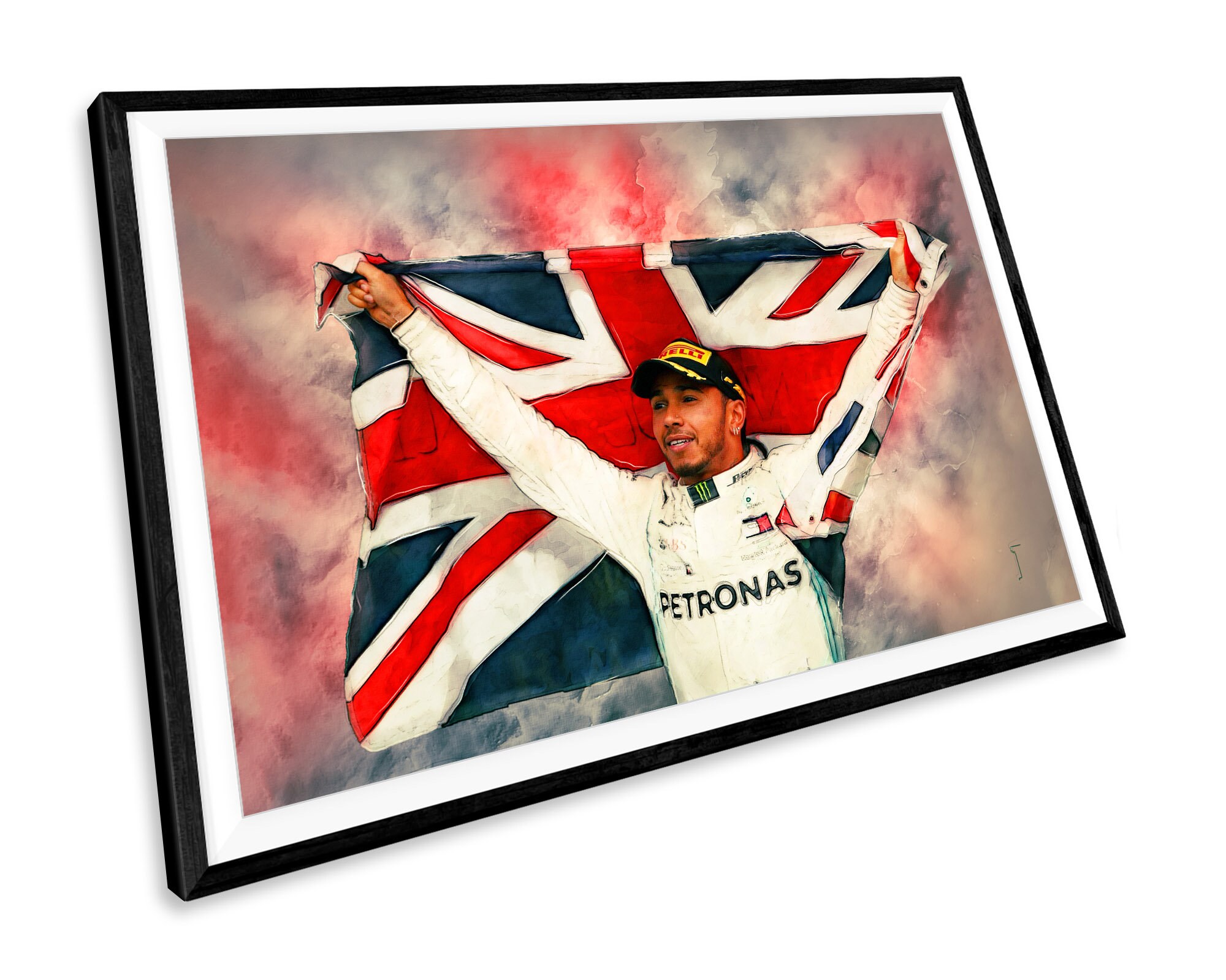 Lewis Hamilton Flag Formula 1 Poster Wall Art unframed Art - Etsy