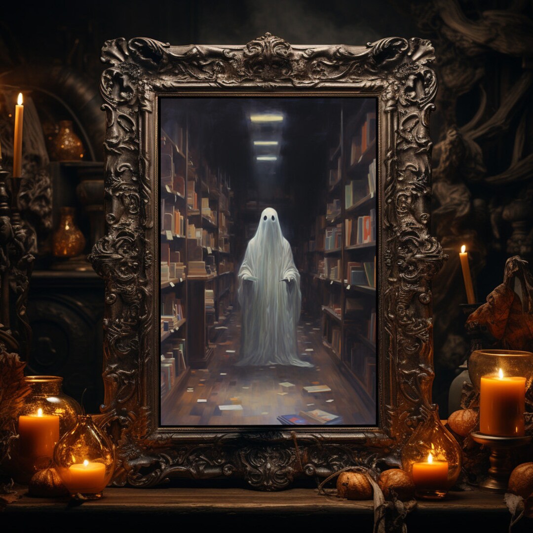 Gothic Ghost Vintage Victorian Painting ART POSTER PRINT Wall Decor ...