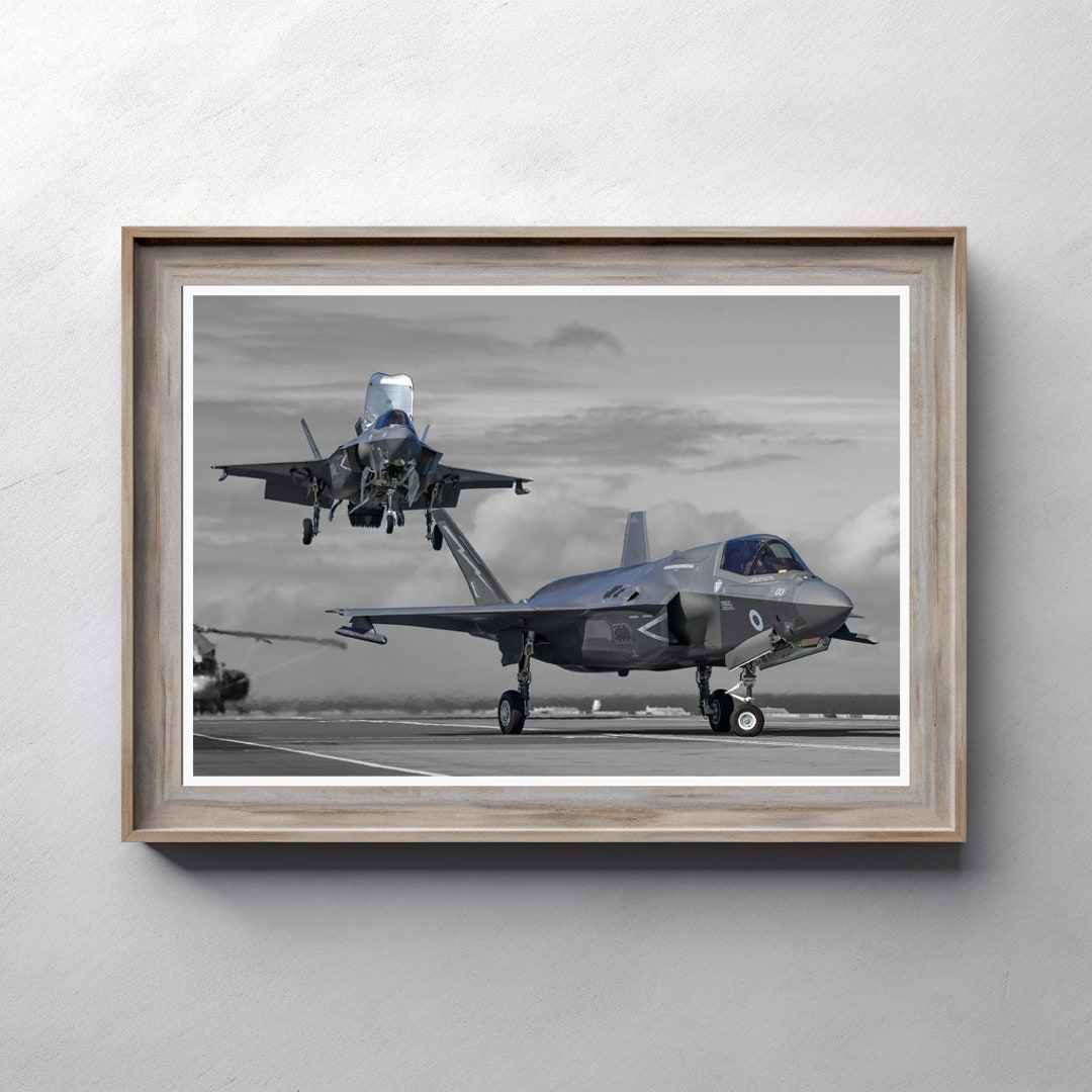 F-35 Lighting Royal Navy Memorabilia FINE ART PRINT Picture Poster Wall ...
