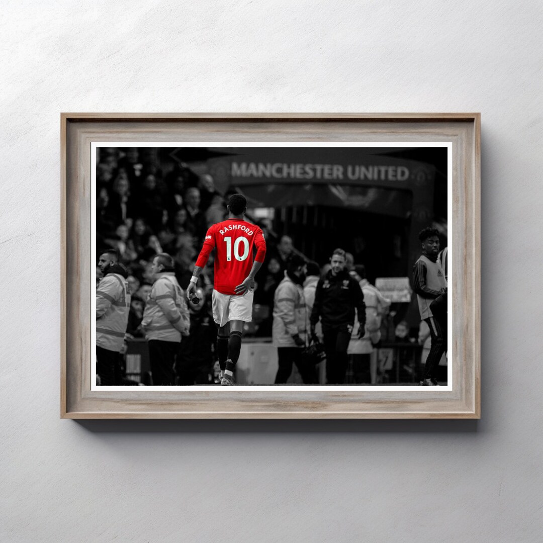 Marcus Rashford Manchester United ART POSTER PRINT Wall Decor - Etsy