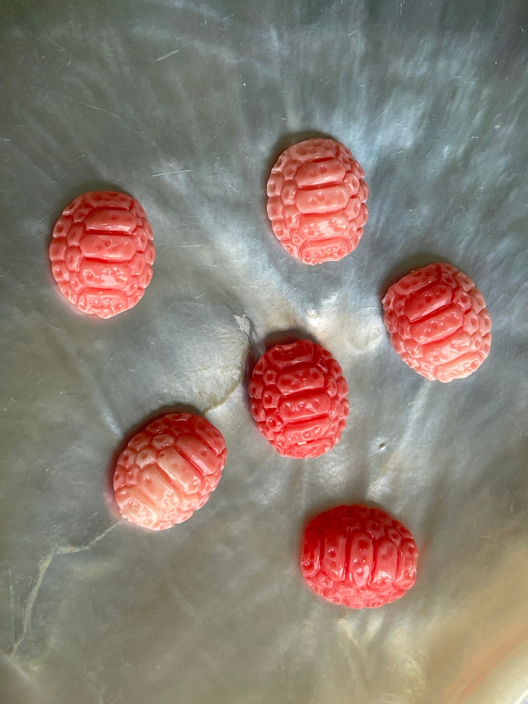 20 Pcs MOP Powder & Resin Turtle Shell Beads 11mm X 13mm. E139 - Etsy