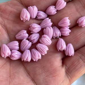 20pcs Hawaiian Pikake Beads, Hawaii Jasmine Flower Loose Beads, Island ...