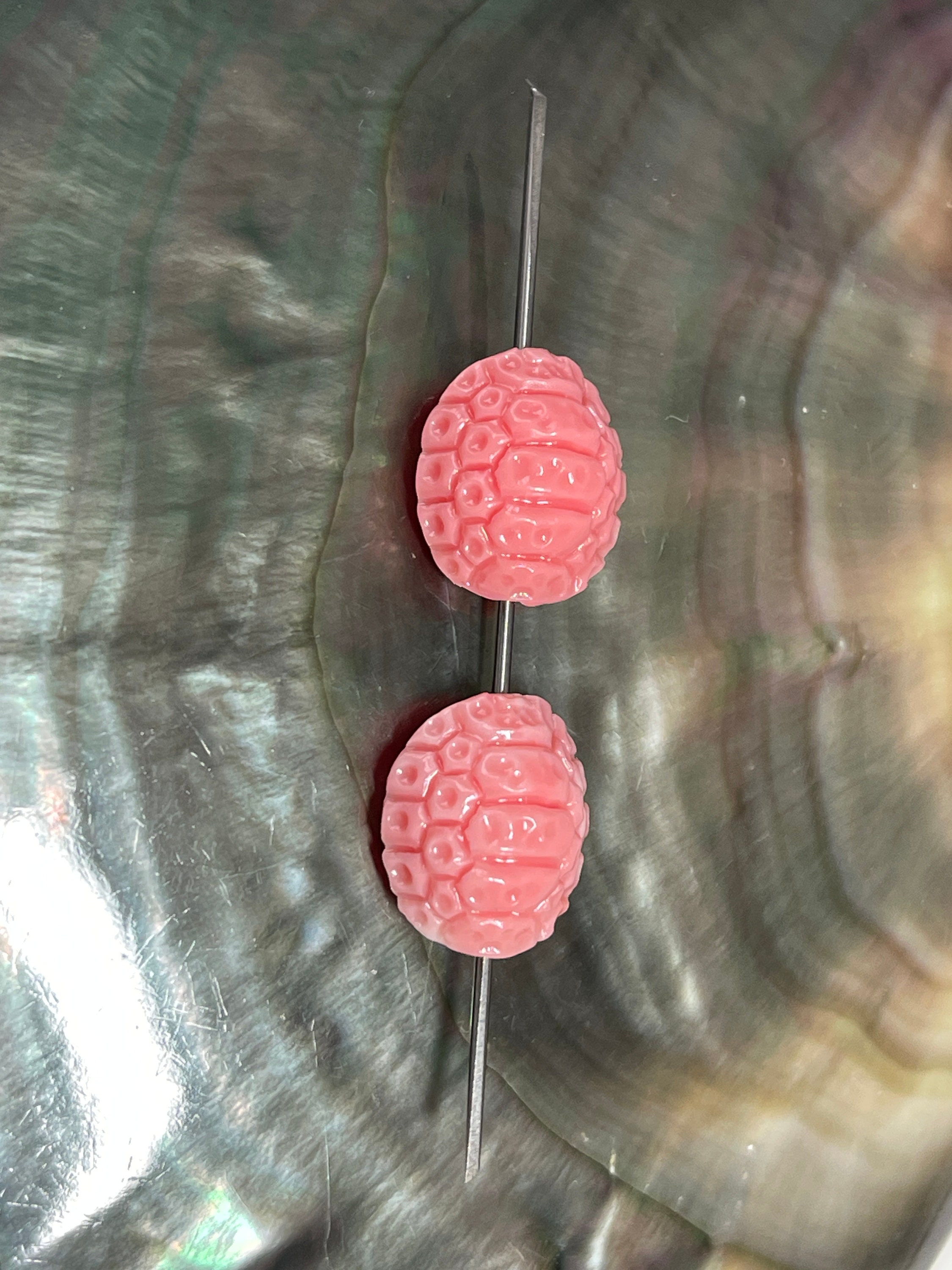 20 Pcs MOP Powder & Resin Turtle Shell Beads 11mm X 13mm. E139 - Etsy