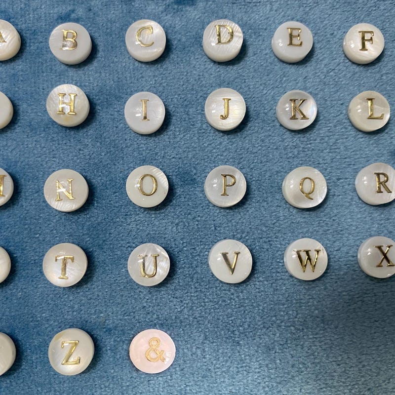 Alphabet Letter Bead - Etsy