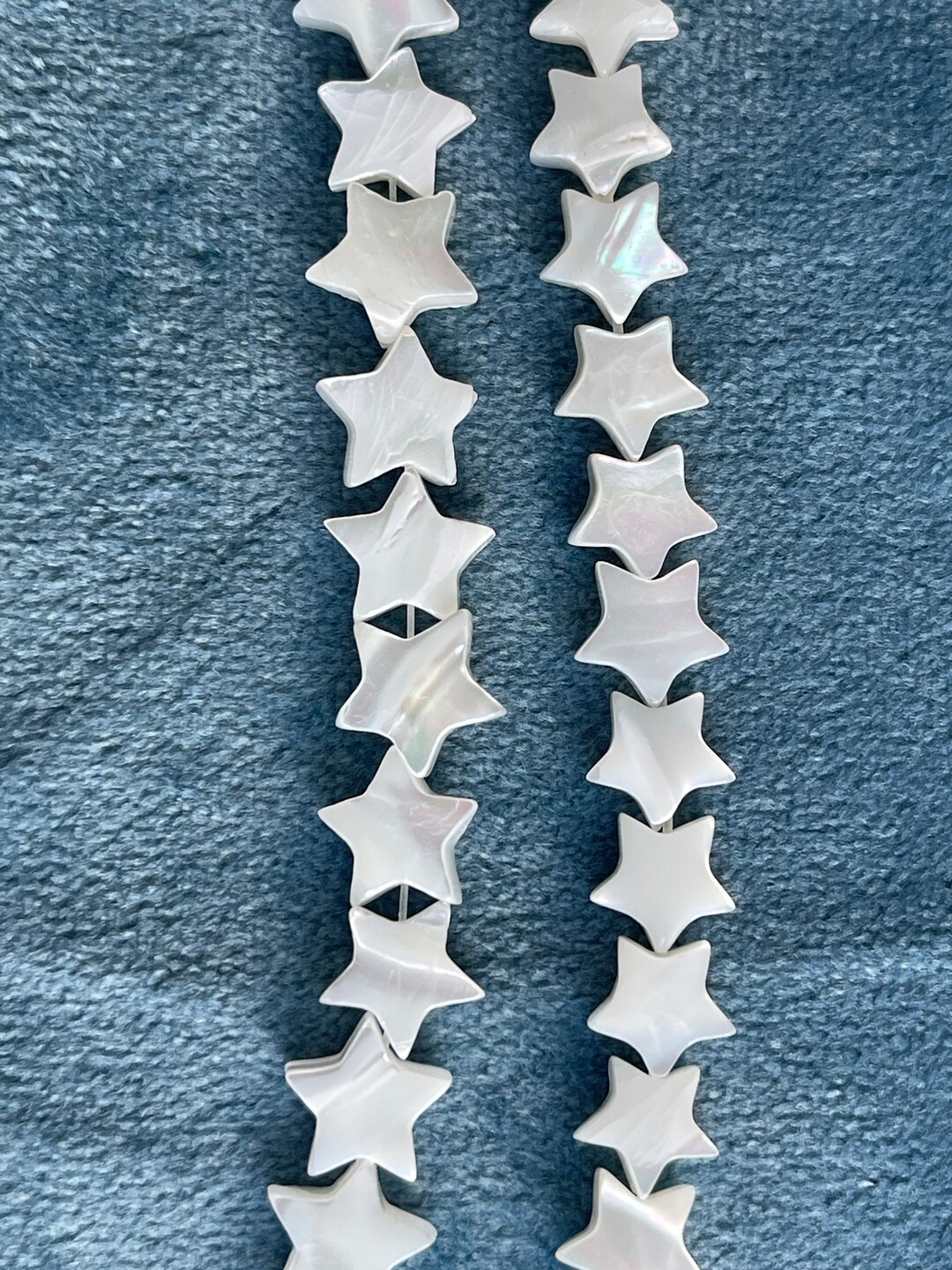 Mother of Pearl Star Beads, Natural White MOP Star Spacer Beads, 16" Full Strand, E130 - Etsy