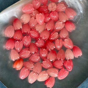 20pcs Hawaiian Pikake Beads, Hawaii Jasmine Flower Loose Beads, Island ...