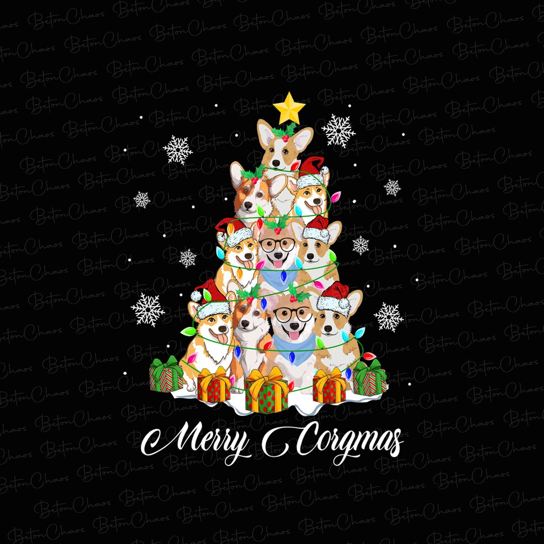 Corgi Dog Christmas Png Merry Dogmas Christmas Png Cute - Etsy