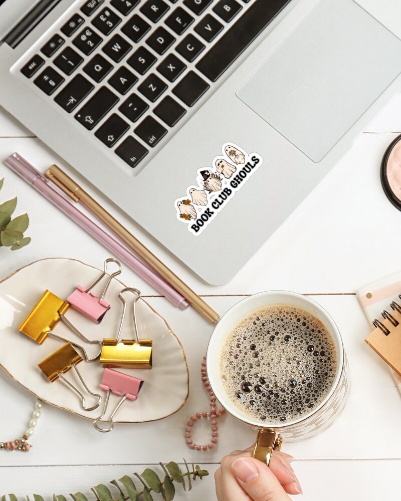 Ghost Vinyl Sticker Spooky Season Stickers Cute Boo-sheet Ghost Pun ...