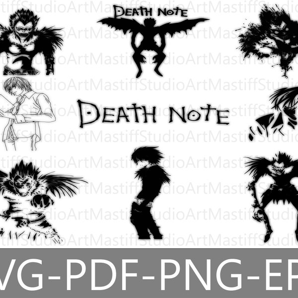 Death Note Clipart - Etsy