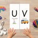 Vehicle Alphabet Flash Cards: Uppercase Letter Recognition (digital ...