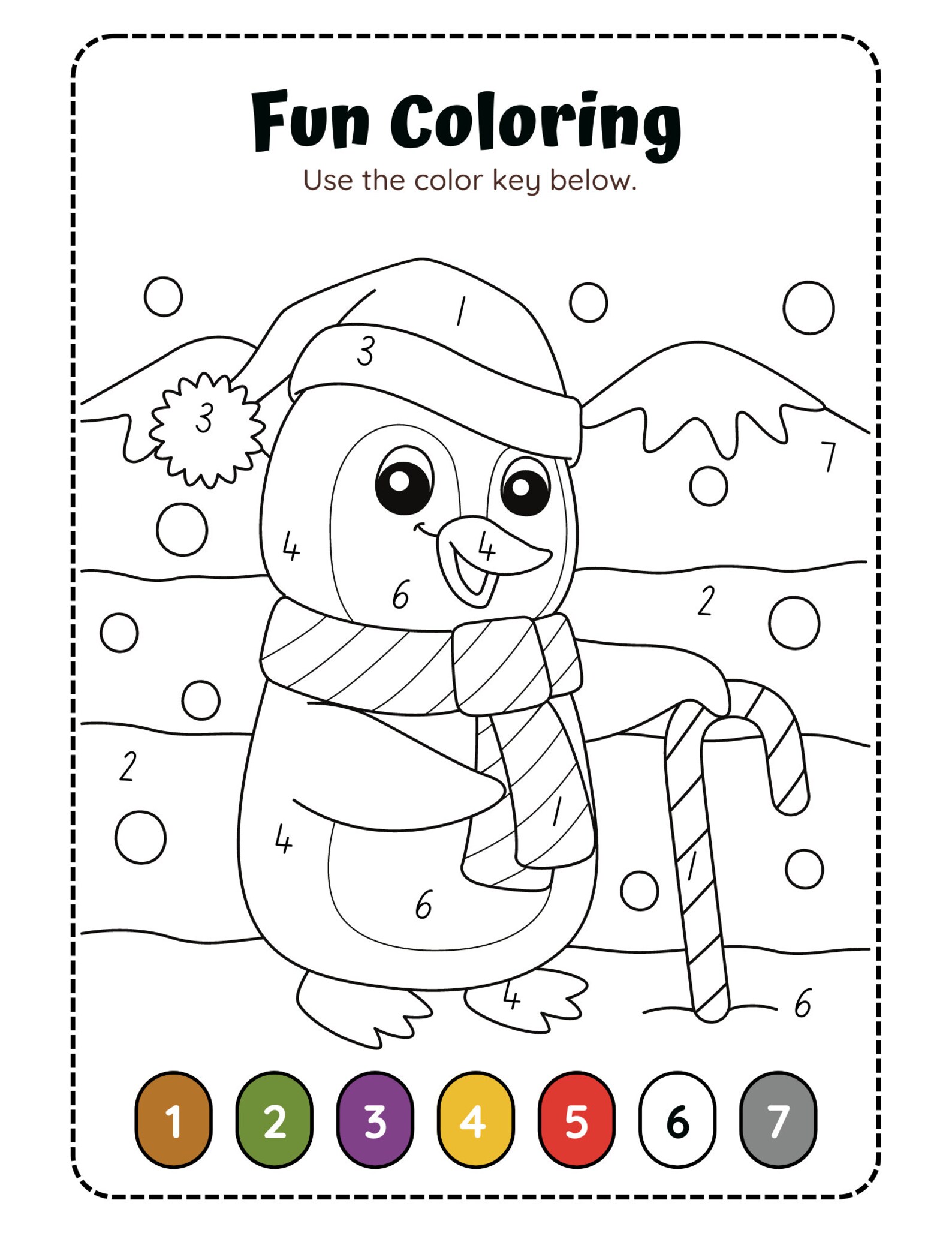 Color by Number Printable, Color Recognition Worksheets (digital ...