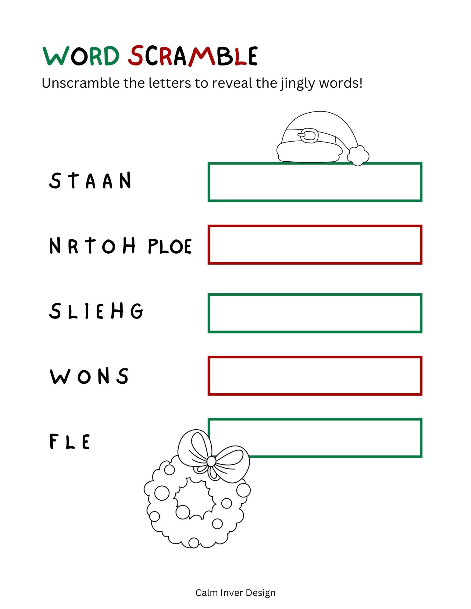 Christmas Activity Pages, Printable, Worksheets, Colouring Bundle ...