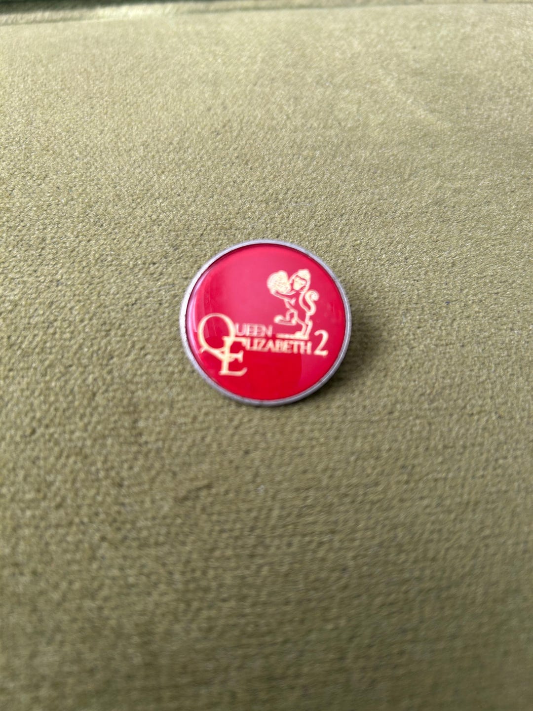 Vintage 1970s QE2 Cunard Cruise Pin Badge - Etsy