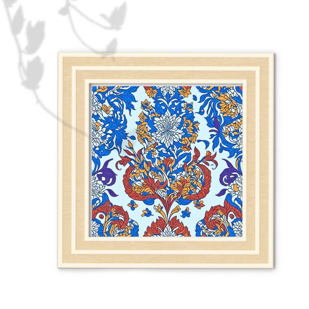 8 Traditional Batik Digital Paper, Batik Pattern Background, Digital ...