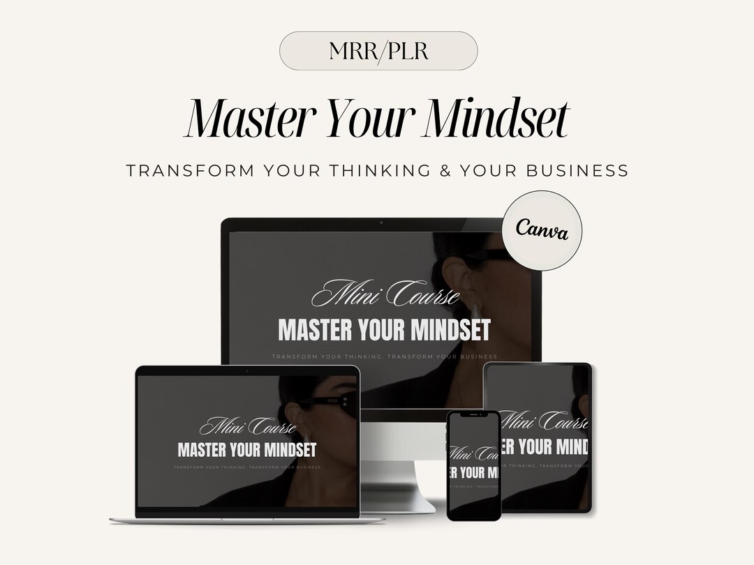 Master Your Mindset Mini Course 2025 Edition, W/ MRR PLR, Build Wealth Through Digital Marketing ...