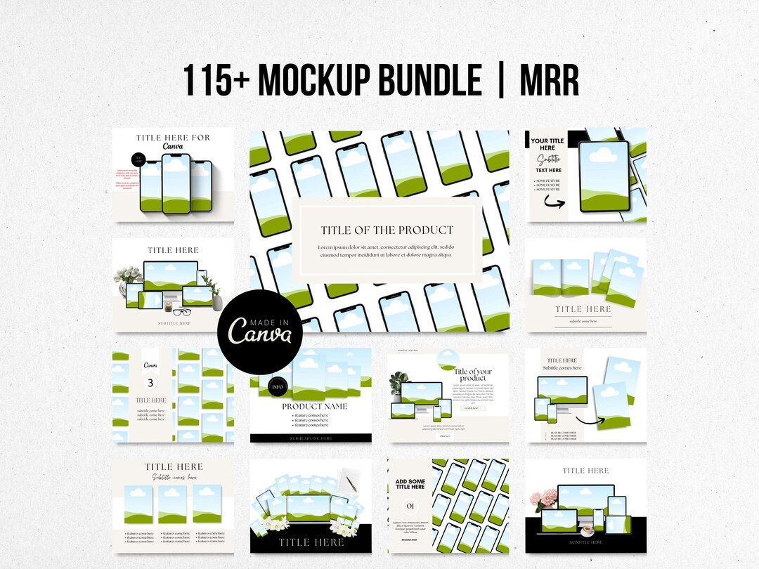 115+ Mockup Bundle, Master Resell Rights Mockup, MRR/PLR, Course Mockup ...