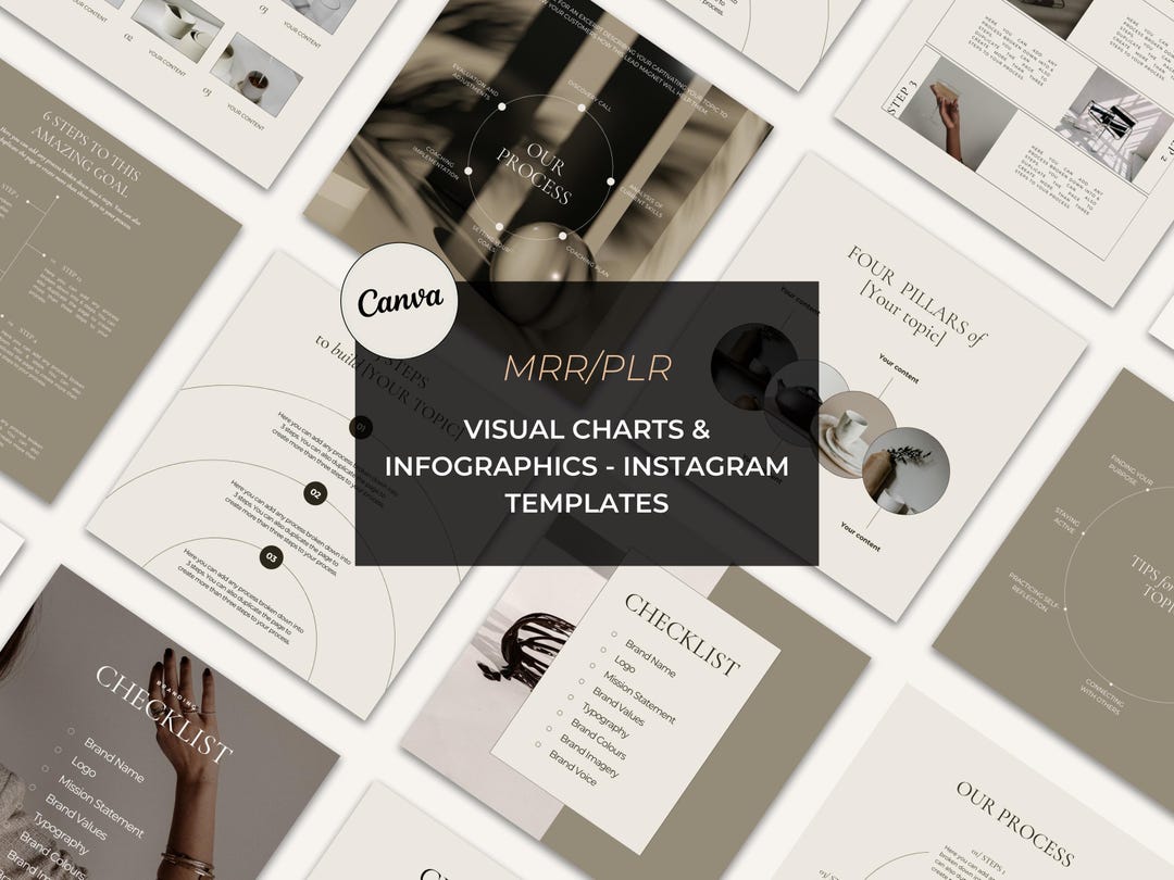 Chart, List and Diagram Templates, Aesthetic Visual Charts ...