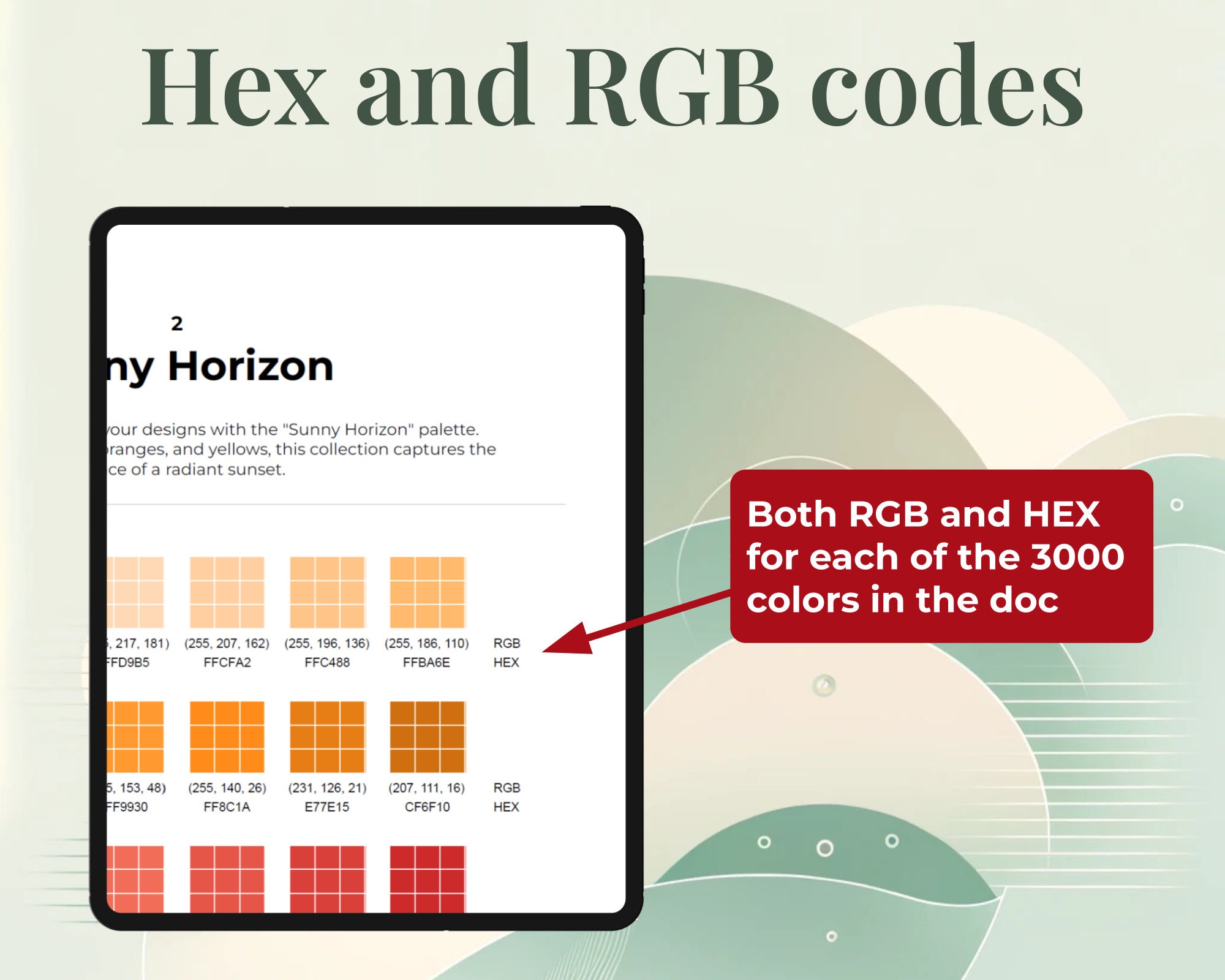 Digital Color Swatch Collection Full Spectrum Palette for Graphic ...
