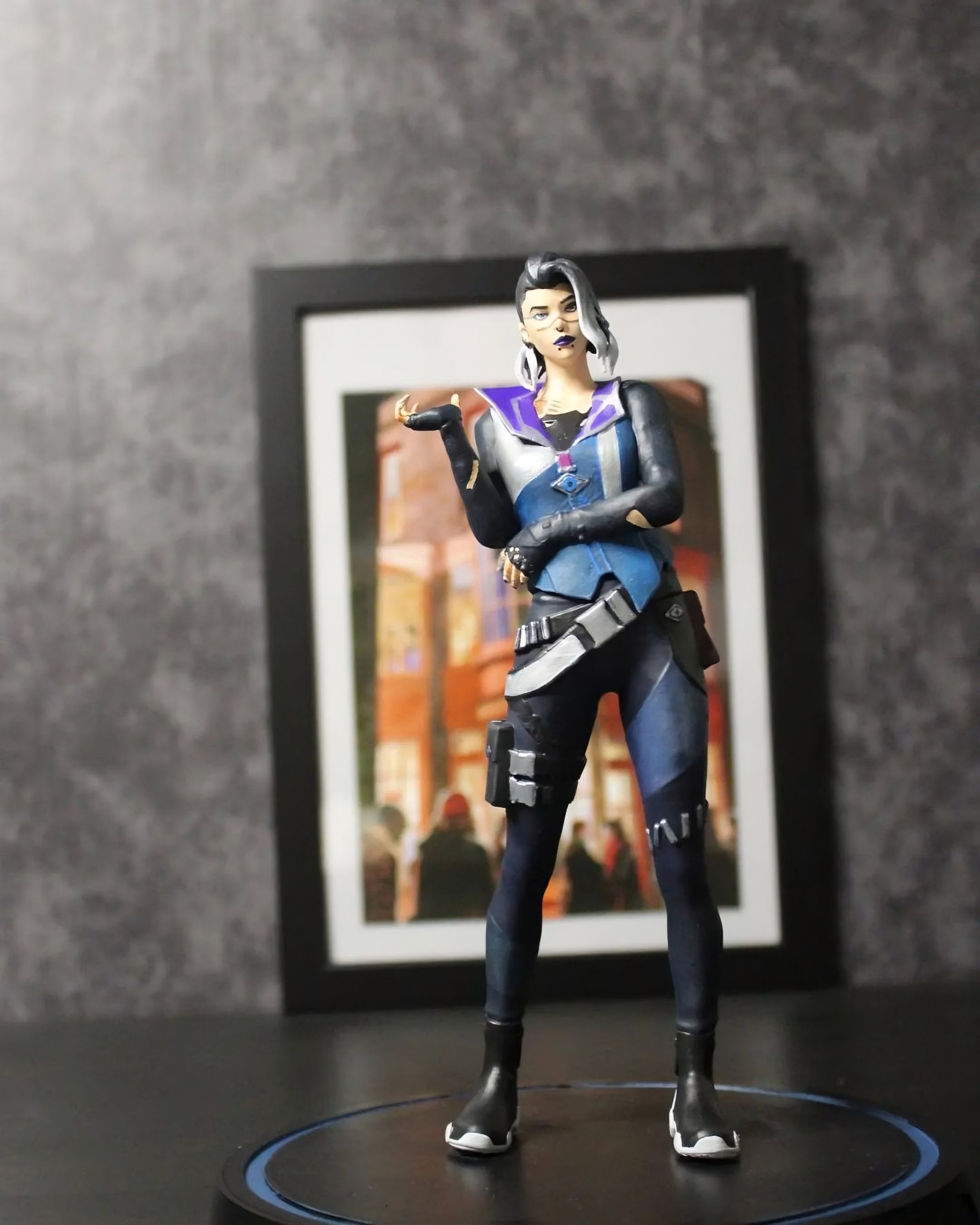 984inc Fade Agent Figure From Valorant Resin Figurine - Etsy