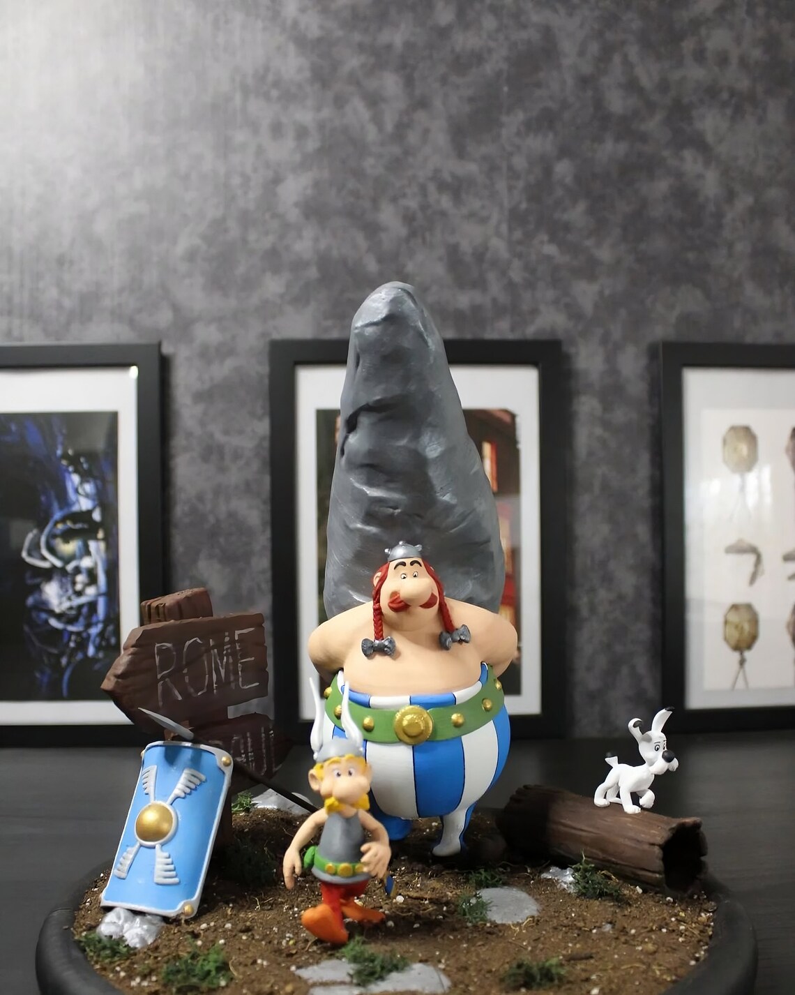 Asterix and Obelix Figures and Dioramas 25cm 9.84 Inches - Etsy