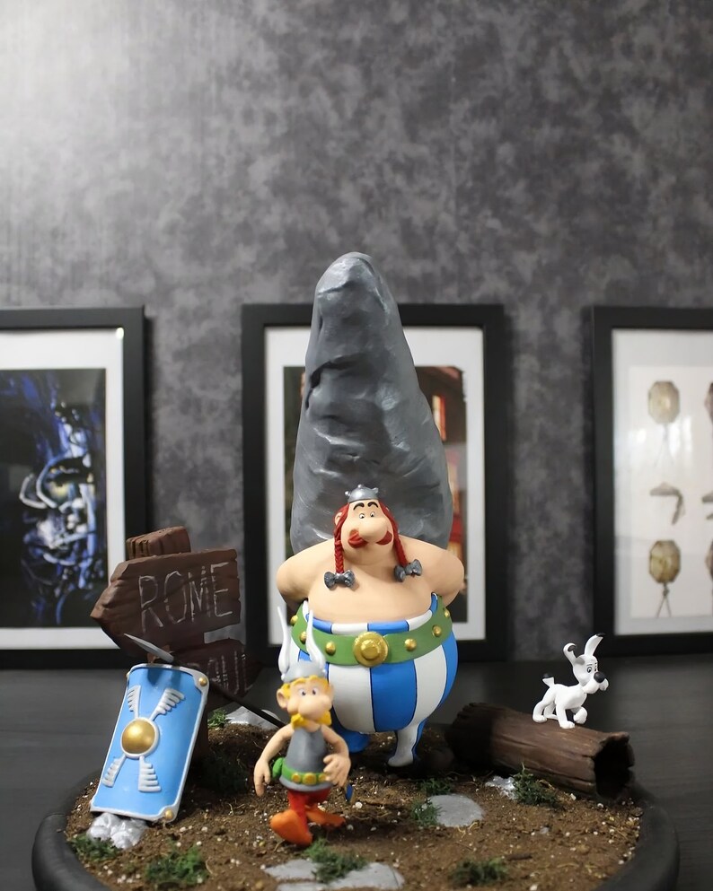 Asterix and Obelix Figures and Dioramas 25cm 9.84 Inches - Etsy
