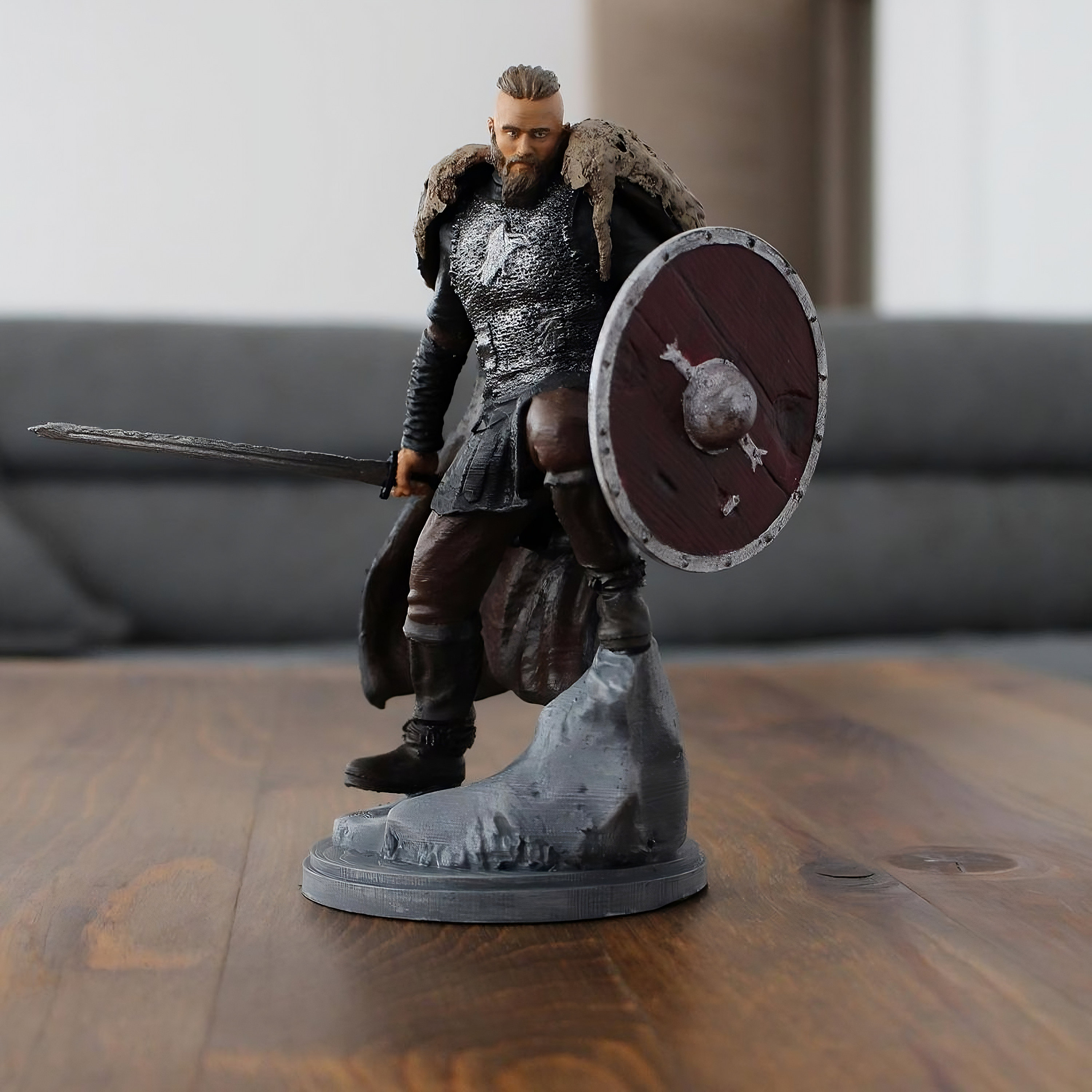 Resin 'ragnar Lodbrok vikings' Series Action Custom Figure 8.66 Inc 22 ...