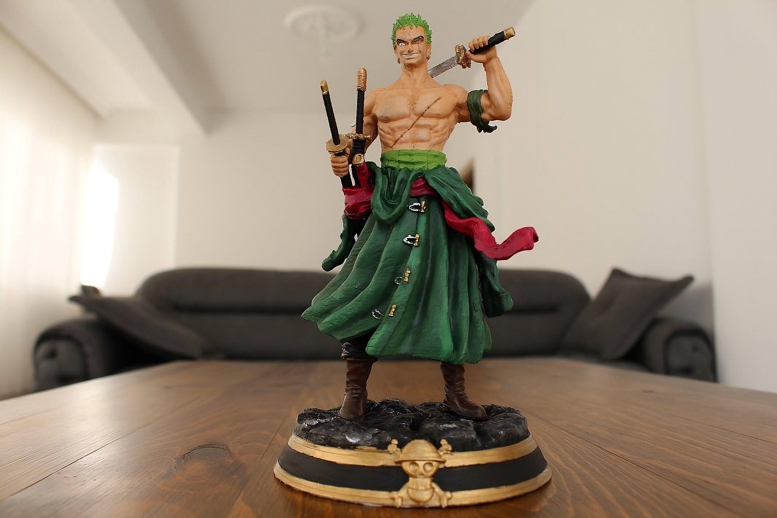 Roronoa Zoro Figure One Piece Figure Resin Figure 7.87 Inch 20 Cm Anime ...