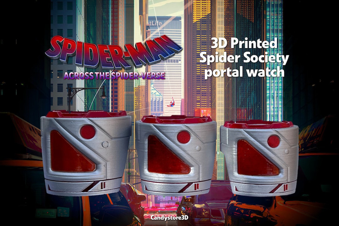 Spider-man: Across the Spider-verse - Spider Society Portal Watch 3D ...