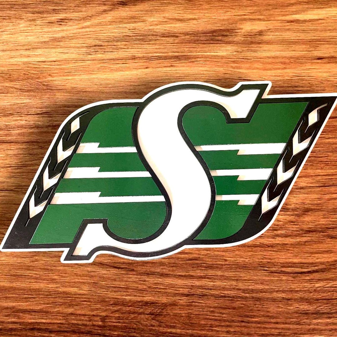 3D Wood Laser Cut Saskatchewan Roughriders Sign. Don't Wait Till the ...