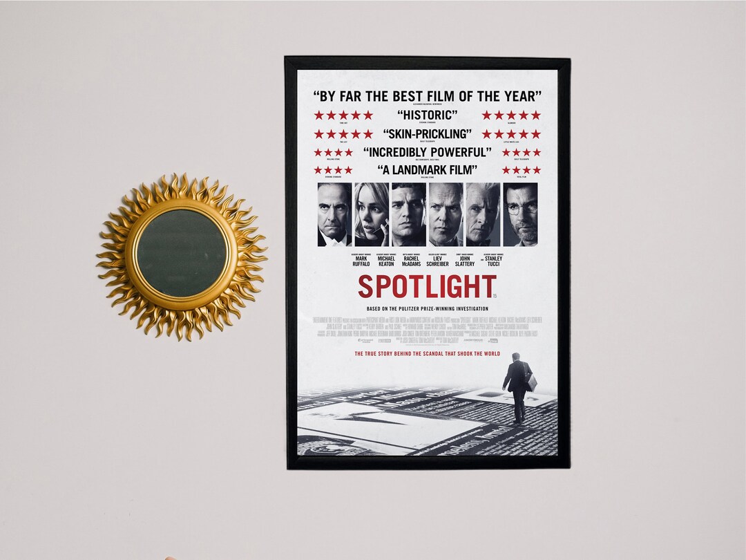 Spotlight Movie Series Print Dorm Room Wall Decor Canvas Multiple Size ...
