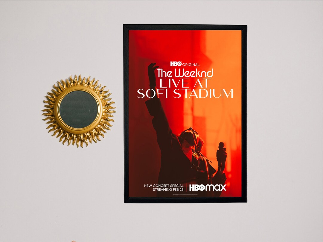 The Weeknd Live at Sofi Stadium Movie Series Print Dorm Room Wall Decor ...