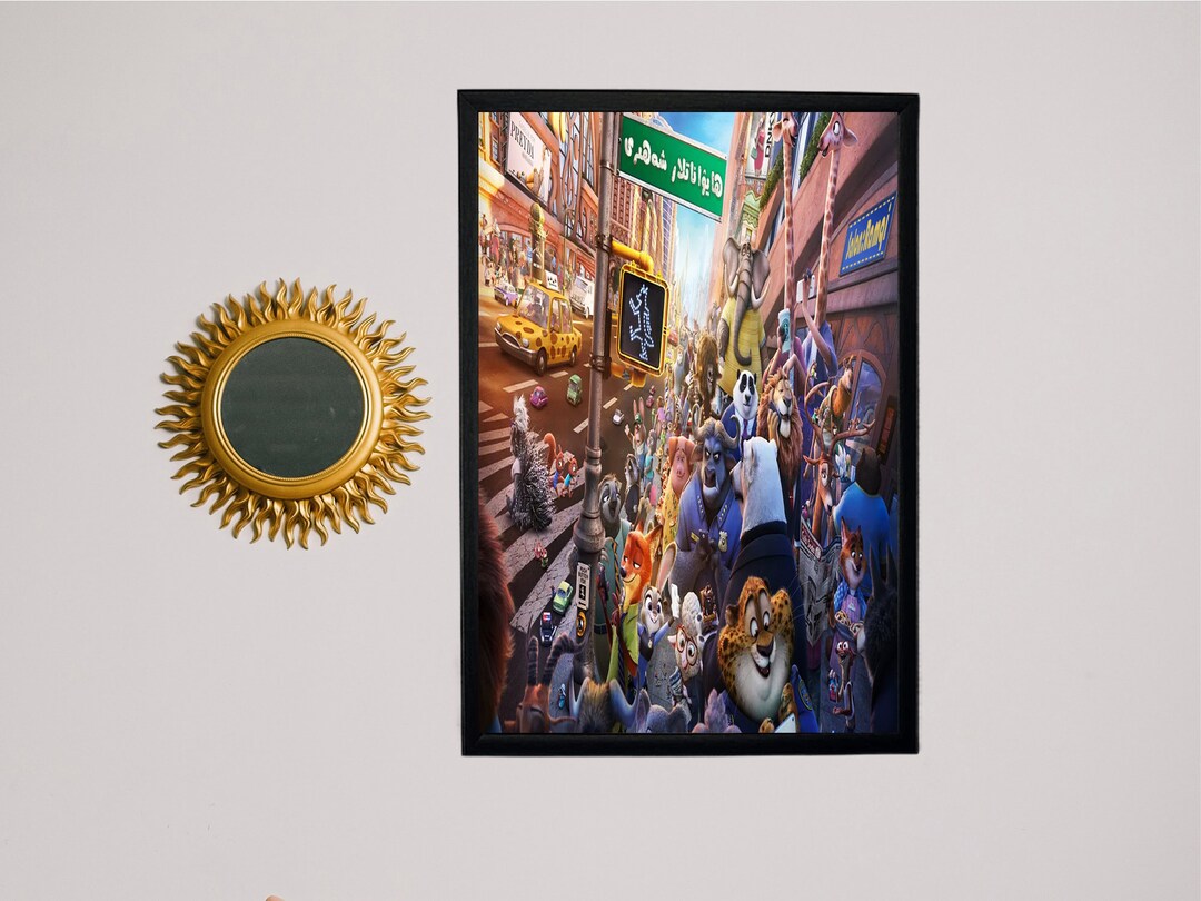 Zootopia Movie Series Print Dorm Room Wall Decor Canvas - Etsy
