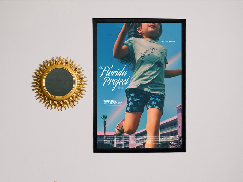 The Florida Project Movie Series Print Dorm Room Wall Decor Canvas ...