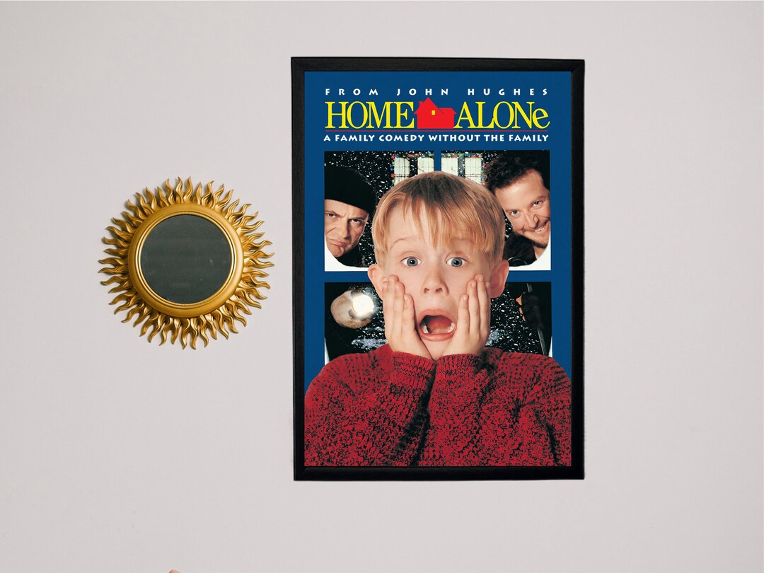 Home Alone Movie Poster Movie Series Print Dorm Room Wall Decor Canvas ...