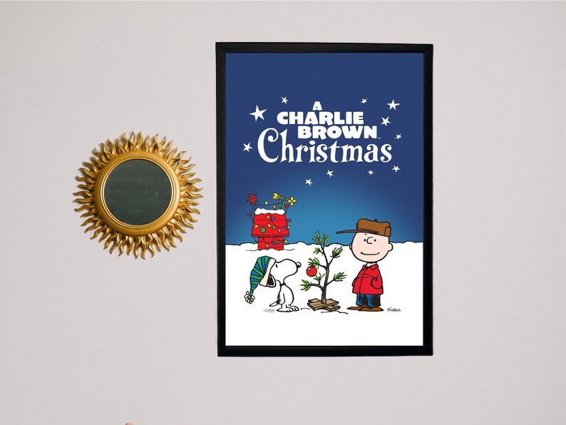 A Charlie Brown Christmas Movie Series Print Dorm Room Wall Decor ...