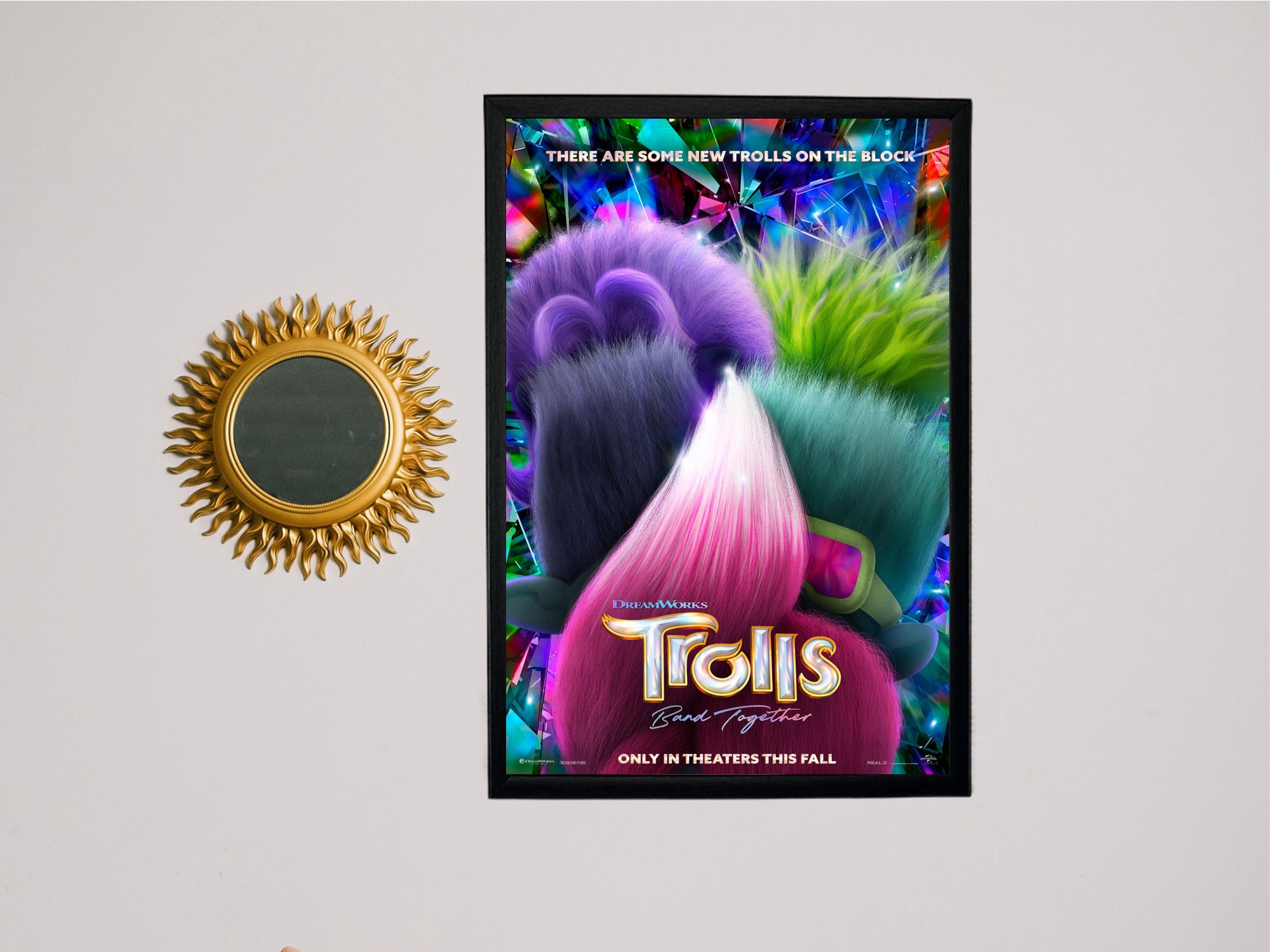 Trolls Band Together 3 Movie Series Print Dorm Room Wall Decor Canvas ...