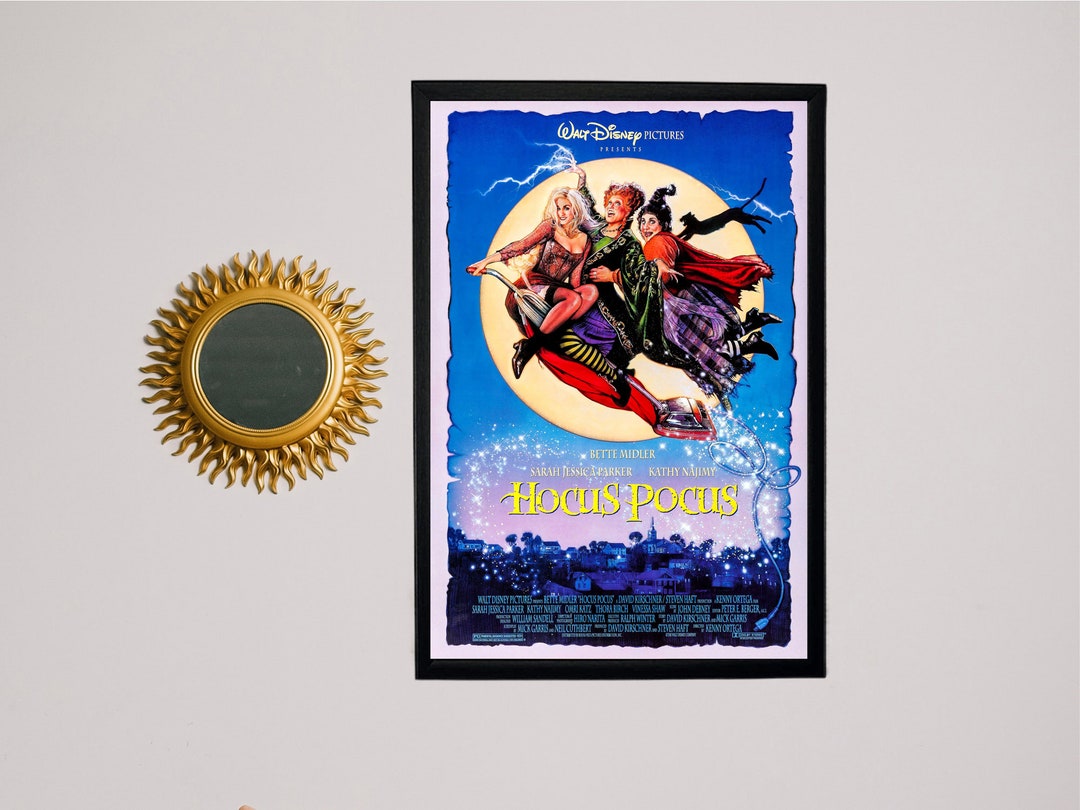 Hocus Pocus Movie Series Print Dorm Room Wall Decor Canvas Multiple ...