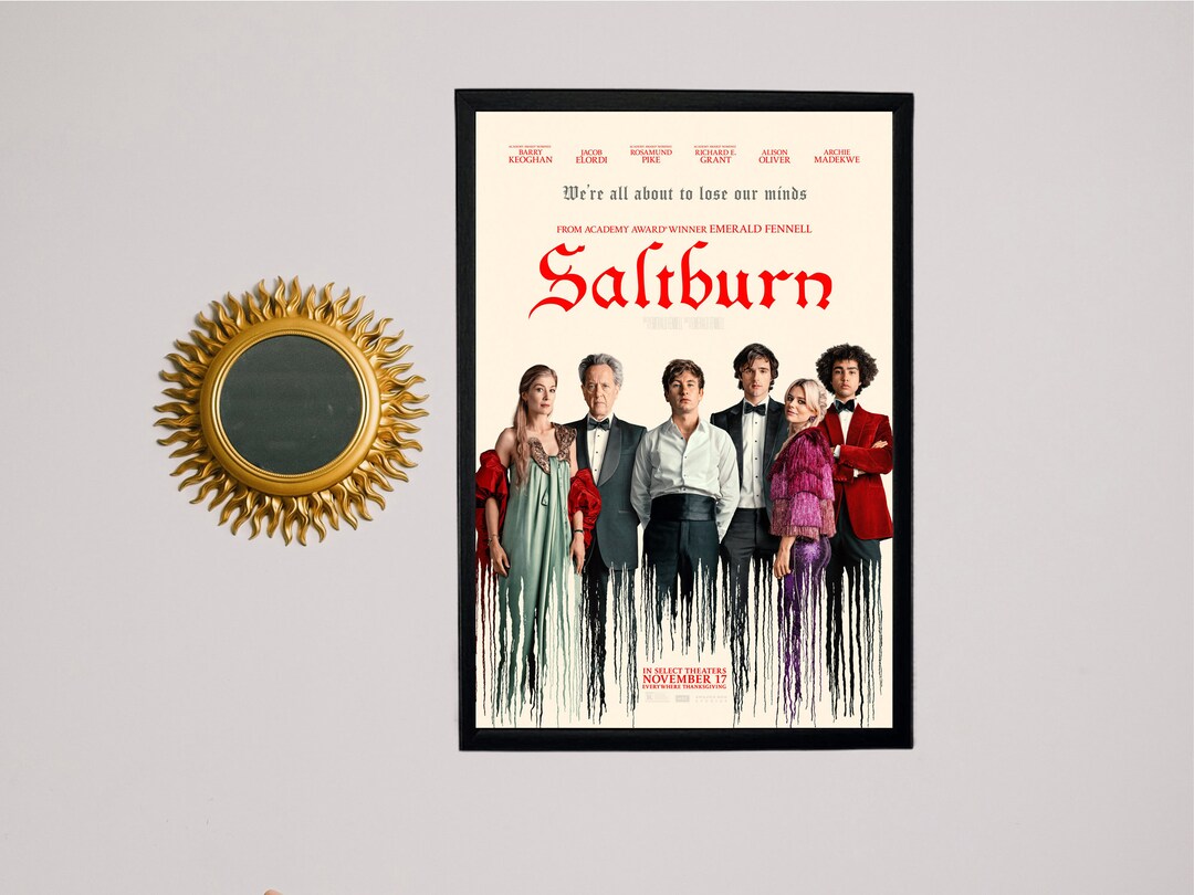 Saltburn Movie Series Print Dorm Room Wall Decor Canvas - Etsy