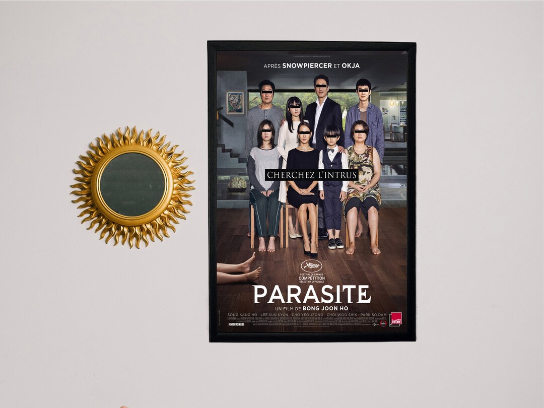 Parasite Movie Series Print Dorm Room Wall Decor Canvas Multiple Size ...