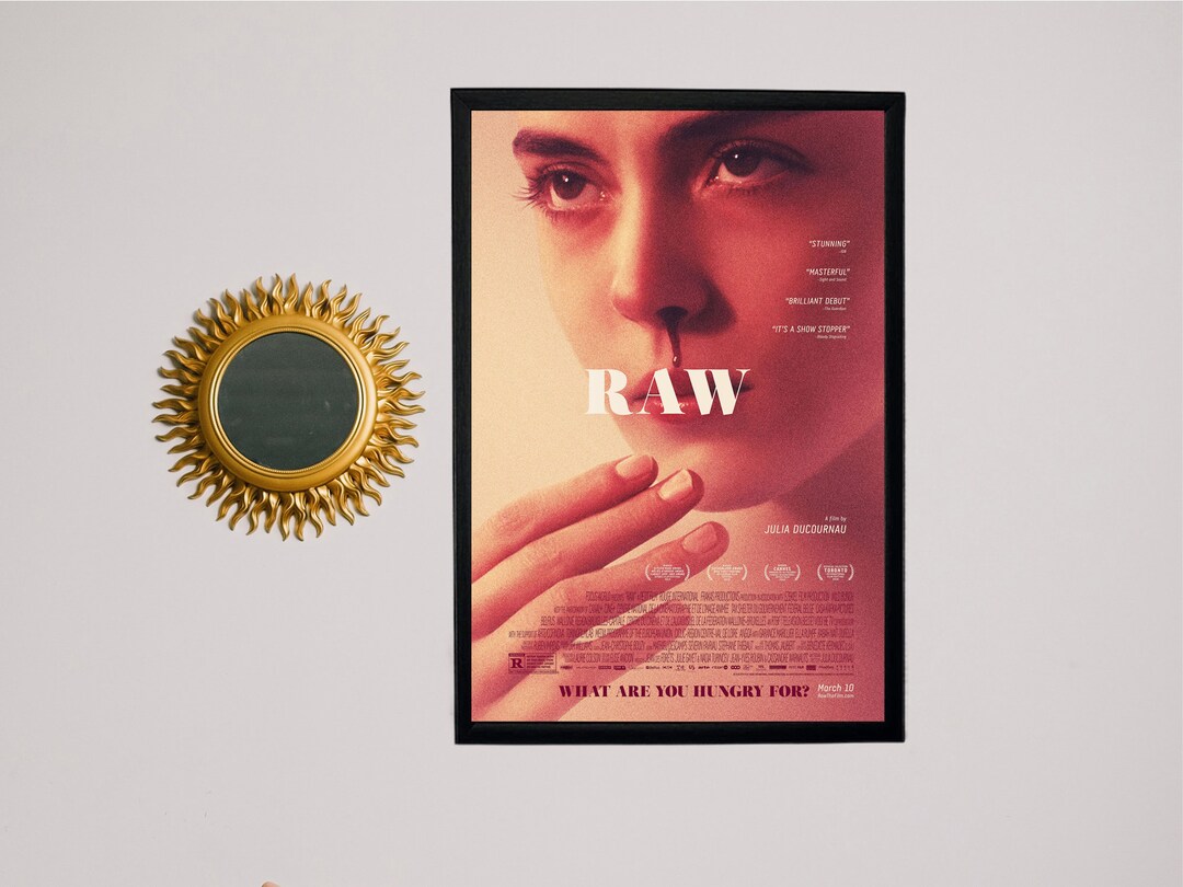Raw/grave Movie Series Print Dorm Room Wall Decor Canvas Multiple Size ...