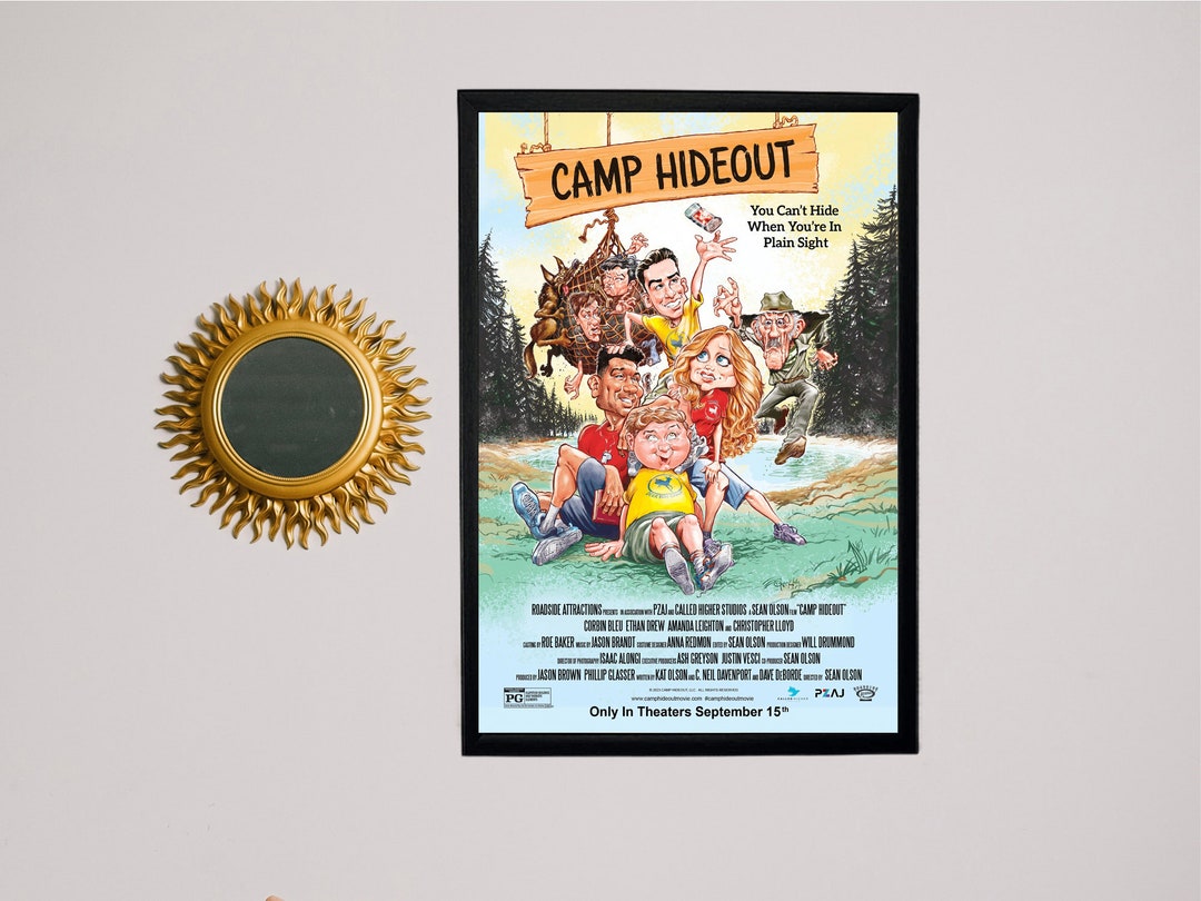 Camp Hideout Movie Series Print Dorm Room Wall Decor Canvas Multiple ...