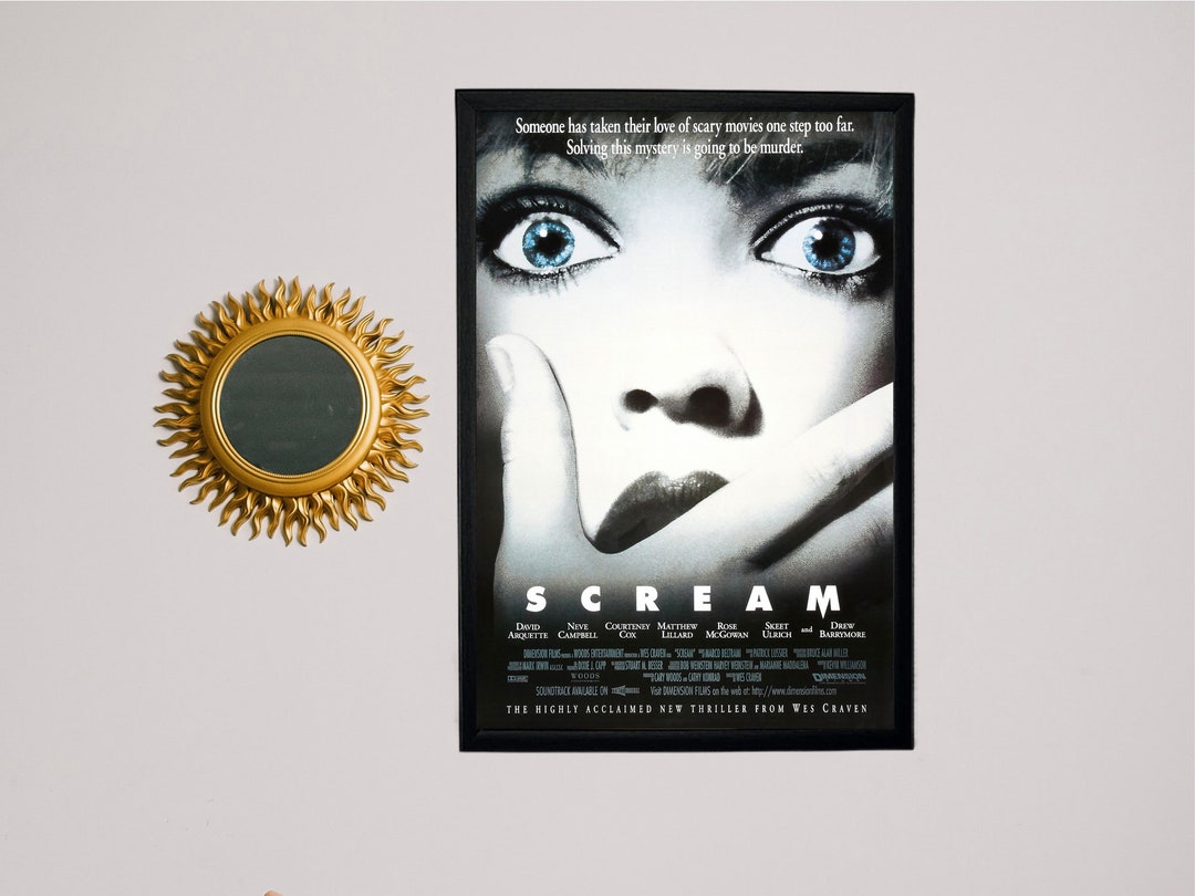 Scream Movie Poster Movie Series Print Dorm Room Wall Decor Canvas ...
