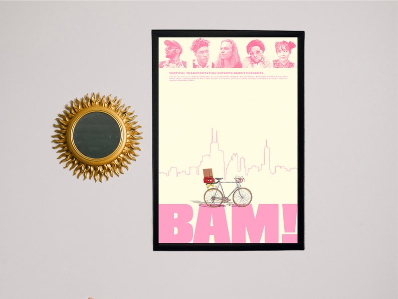 BAM Movie Series Print Dorm Room Wall Decor Canvas Multiple Size ...