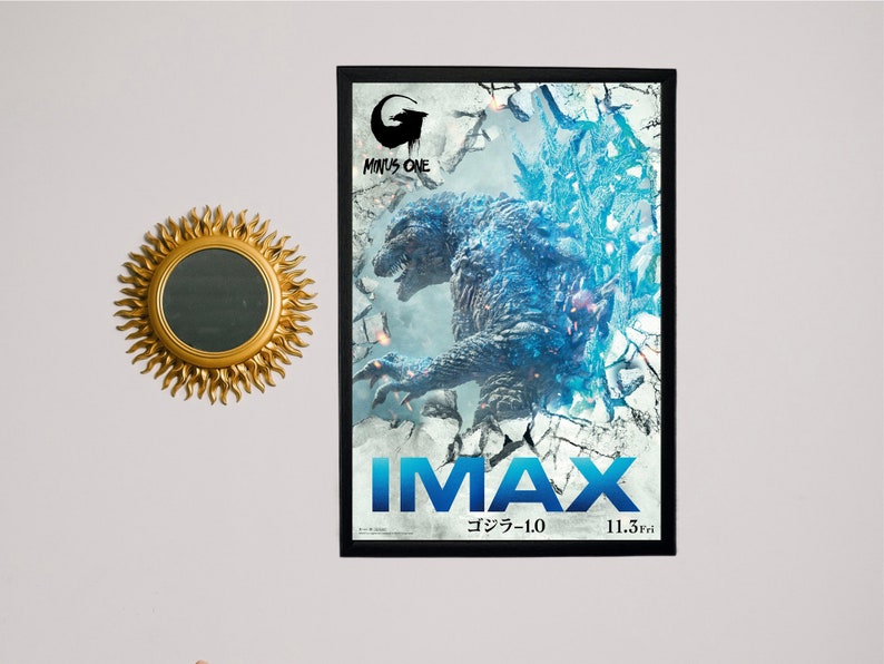 Godzilla Minus One Movie Series Print Dorm Room Wall Decor Canvas ...
