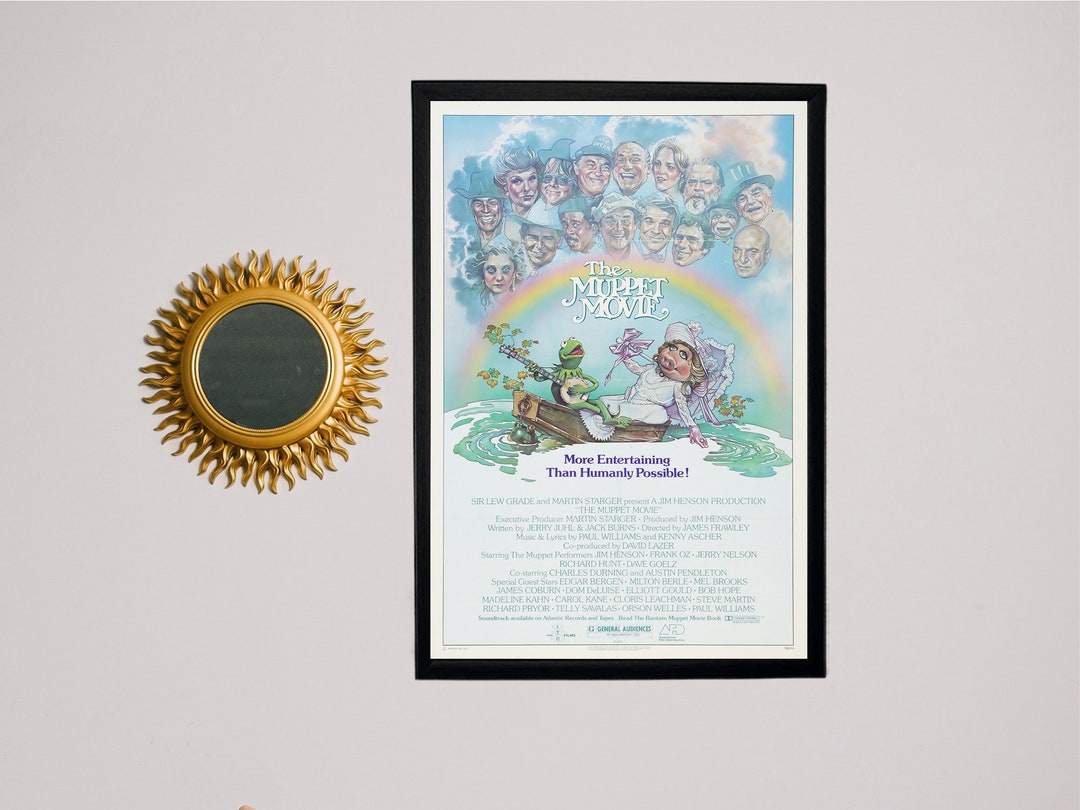 The Muppet Movie Movie Series Print Dorm Room Wall Decor Canvas ...