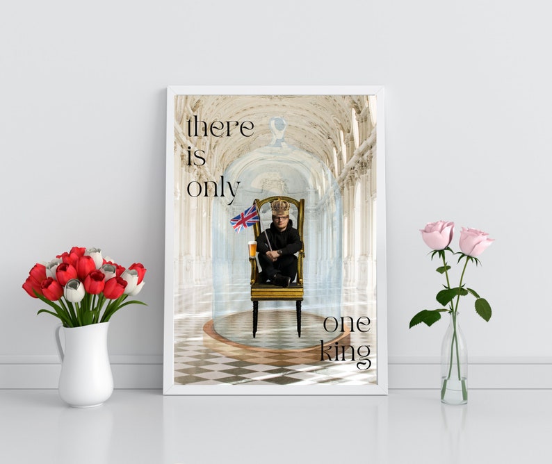 Ed Sheeran Poster King Music Aesthetic Vibrant Living - Etsy