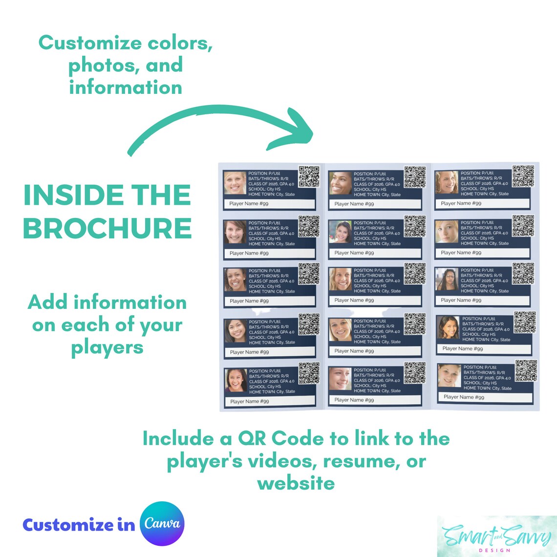 College Recruiting Brochure, Athlete Profiles, Team Brochure, College Showcases, Softball Team ...