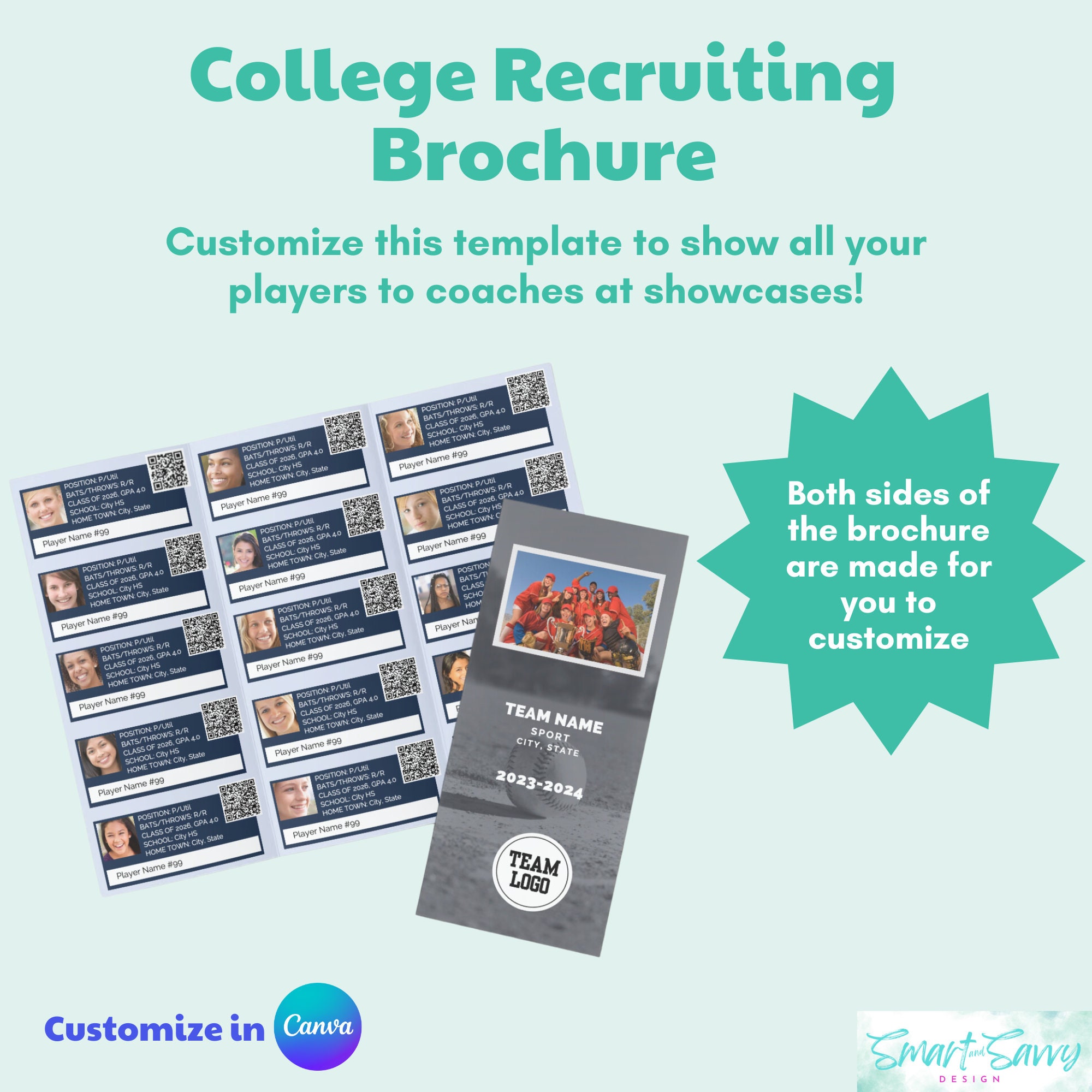 College Recruiting Brochure, Athlete Profiles, Team Brochure, College Showcases, Softball Team ...