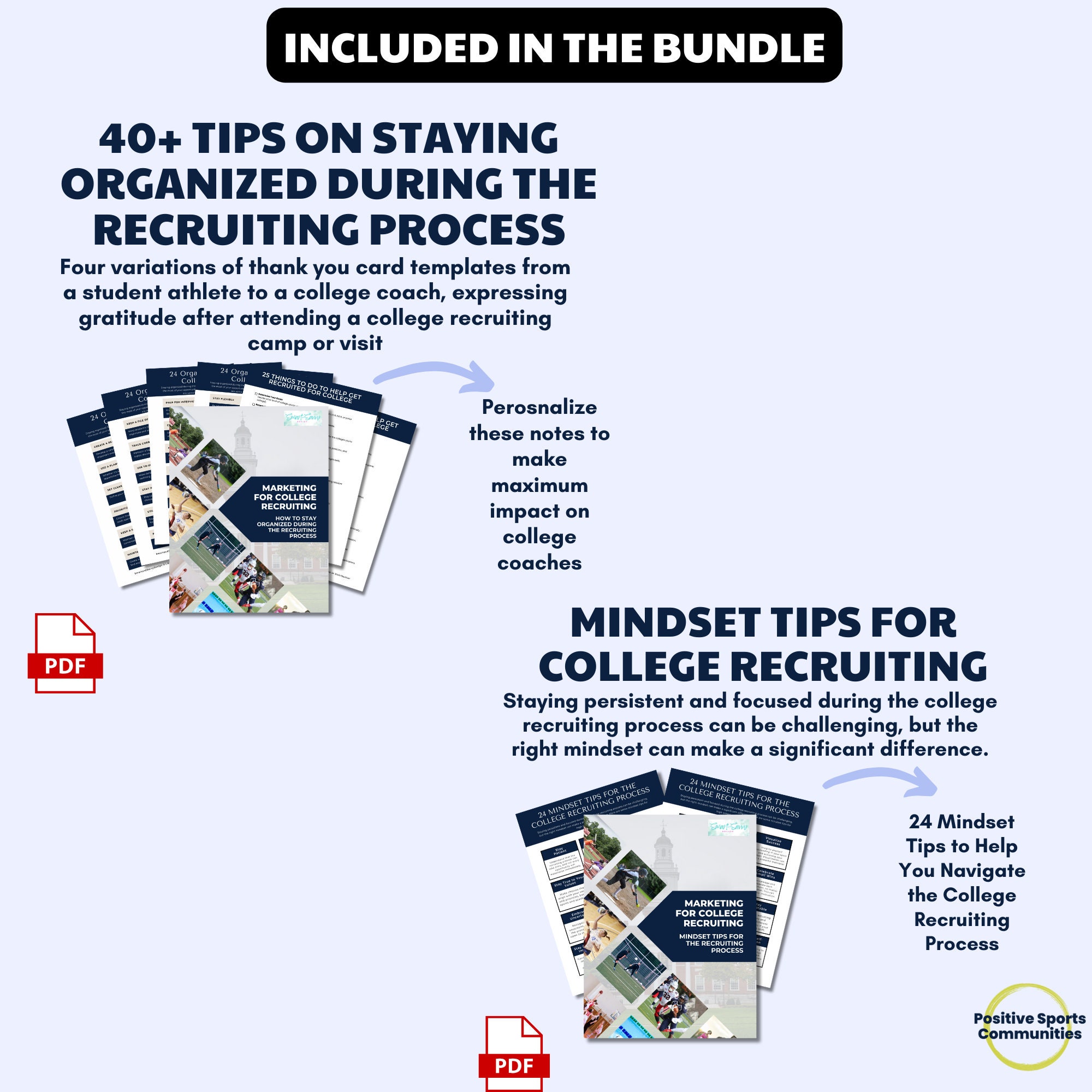College Recruiting Bundle: Athletic Resume, Email & Social Media ...