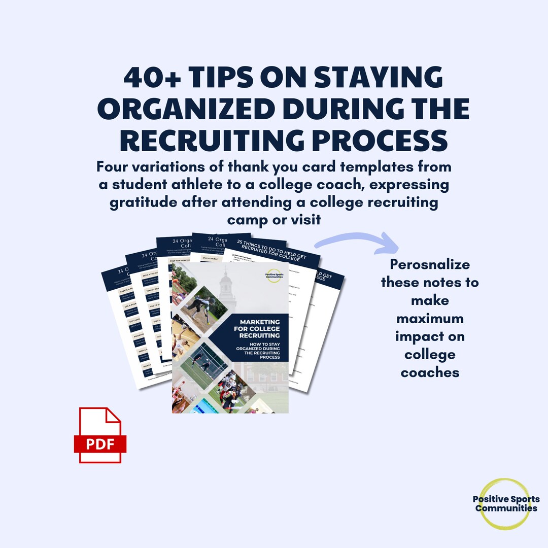 College Recruitment Organization: Instant Organization Tips for All ...